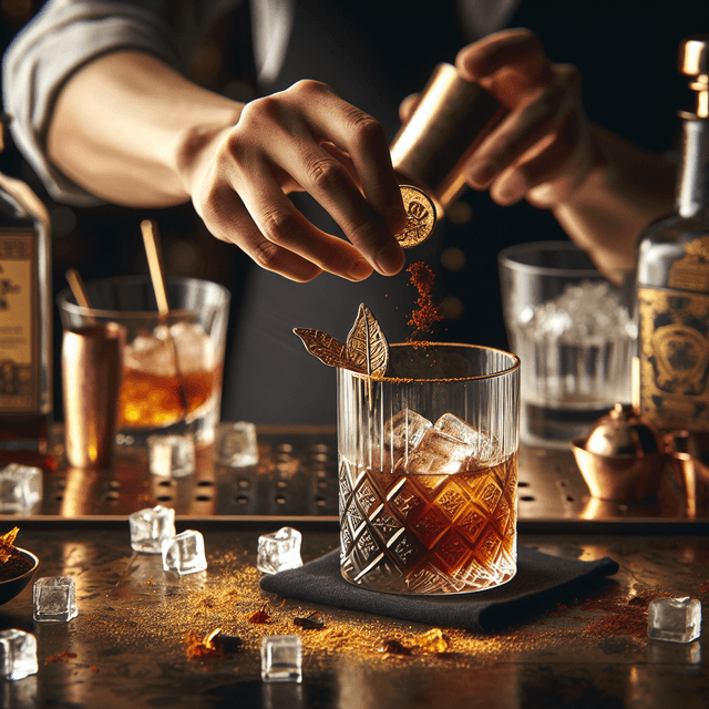 The Golden Aztec, Luxurious mezcal cocktail with chocolate, chili, and ...