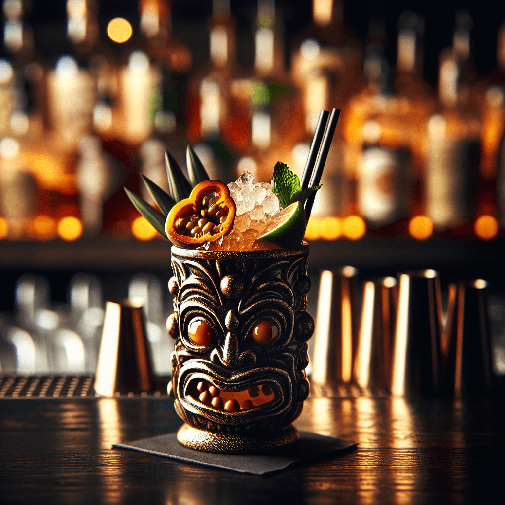 Tropical Ember, fiery twist on classic tiki flavors