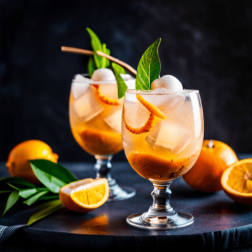 Tropical Lychee Martini, Exotic lychee gin martini with citrus and vanilla