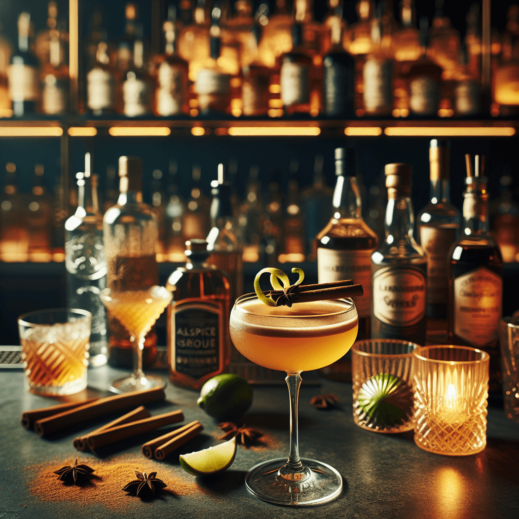 Tropical Spice Voyage, Caribbean-inspired cocktail with Jamaican rum ...