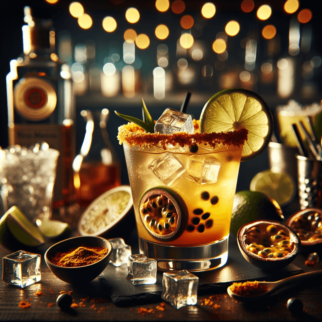 Tropical Tequila Twilight, Refreshing tropical tequila cocktail with ...