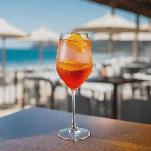 Tuscan Sunset Spritz, Refreshing Tuscan Sunset Spritz cocktail