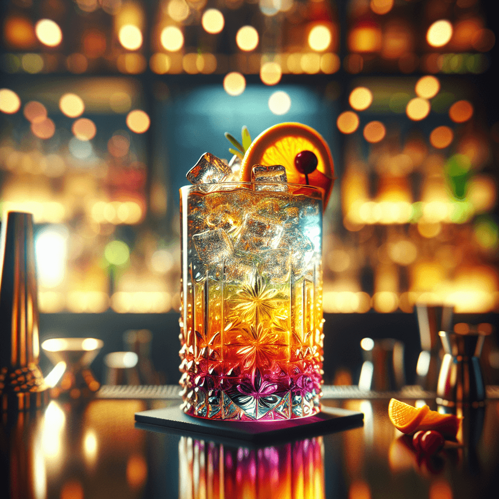 Twilight Citrus Elixir, Stunning cocktail with botanical gin, citrus ...