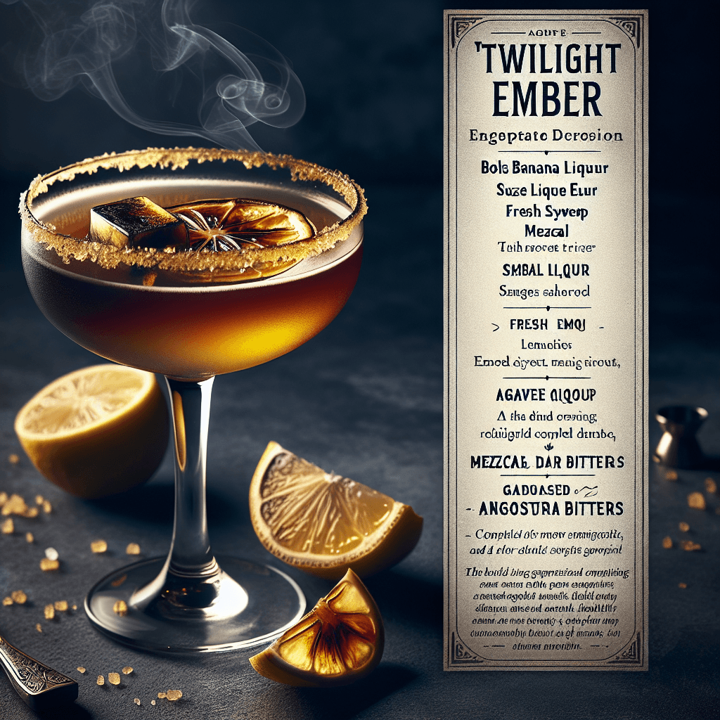 Twilight Ember, A symphony of sweet and smoky flavors