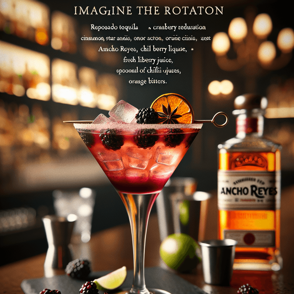 Twilight Serenade, Decadent cocktail with complex layers and ...