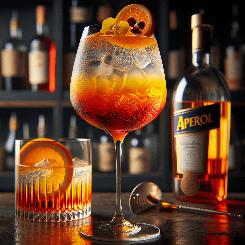 Twilight Spritz, Twilight Spritz, visually enchanting Aperol Spritz twist