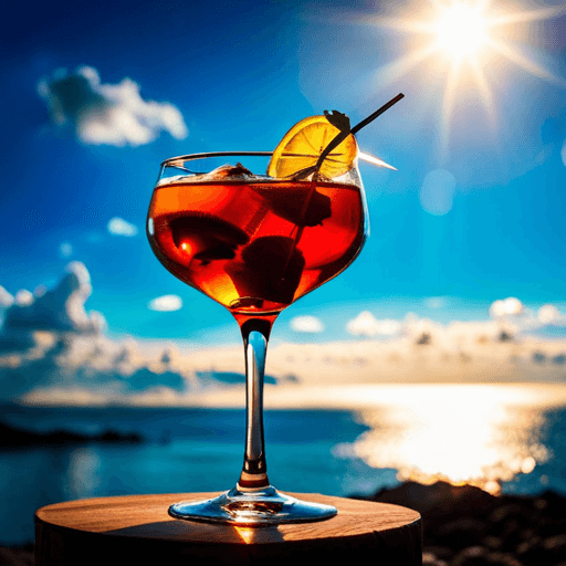 Twilight Tea Rumble, Aromatic cocktail for game nights with friends