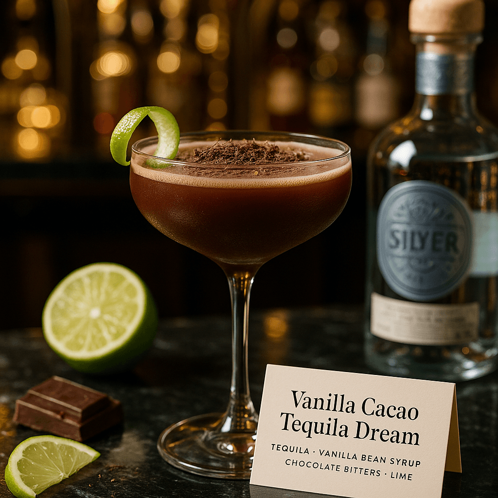 Vanilla Cacao Tequila Dream, Sophisticated fusion with Vanilla Cacao ...