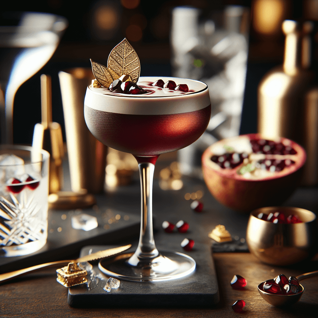 Velvet Caress, Sophisticated, sensual cocktail with rich flavors and ...