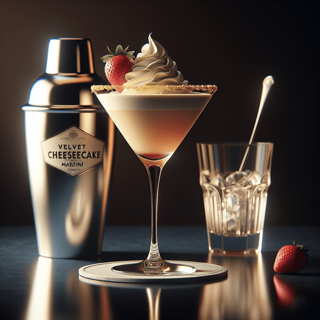 Velvet Cheesecake Martini, Classic cheesecake cocktail