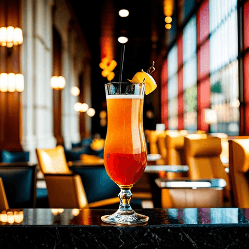 Velvet Midnight, Refreshing, complex cocktail with a modern twist