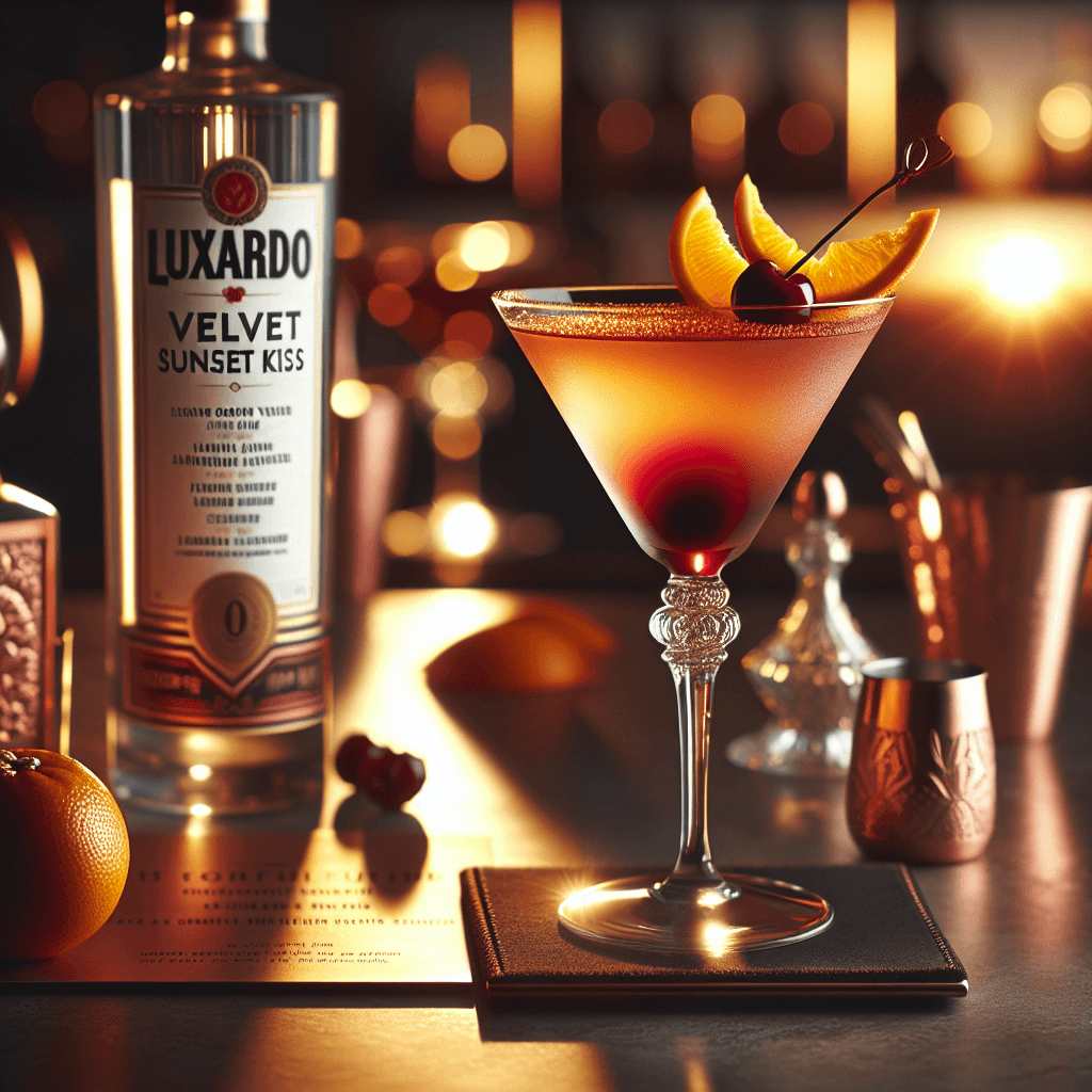 Velvet Sunset Kiss, A romantic fusion of citrus and cherry