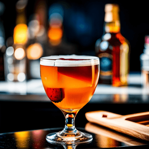 Velvet Twilight, Sophisticated whiskey cocktail with unique blend of ...