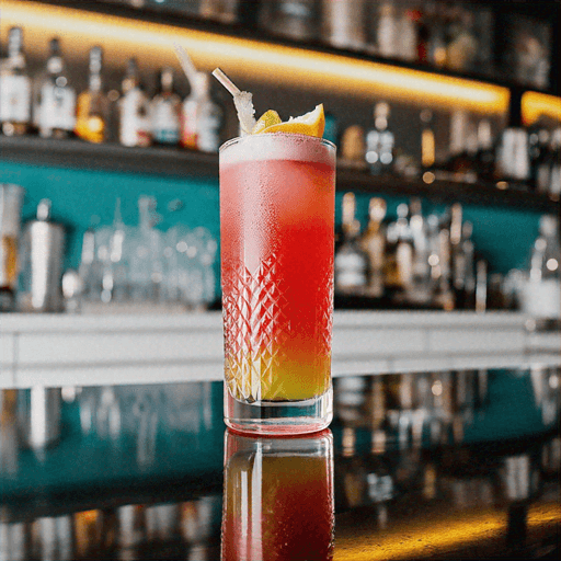 Watermelon Wave, Refreshing watermelon cocktail with tropical twist