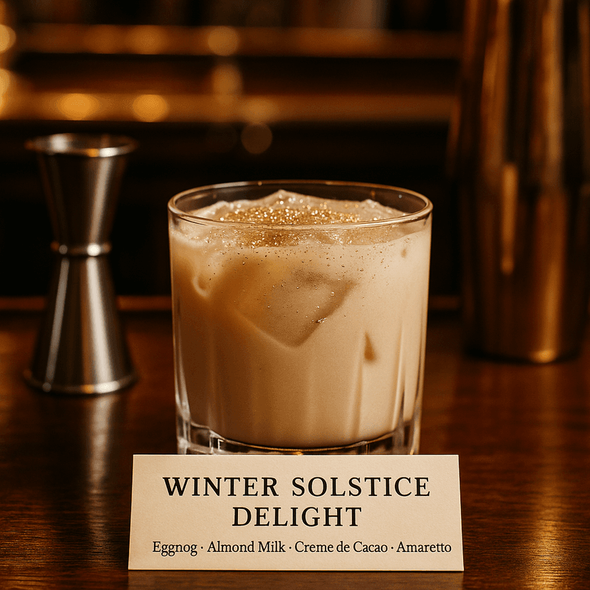 Winter Solstice Delight, Winter Solstice Delight cocktail captures ...