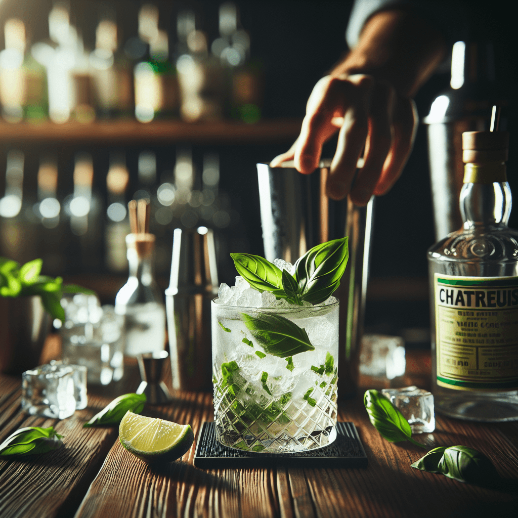 Yellow Basil Crush, Refreshing vodka and Yellow Chartreuse cocktail ...