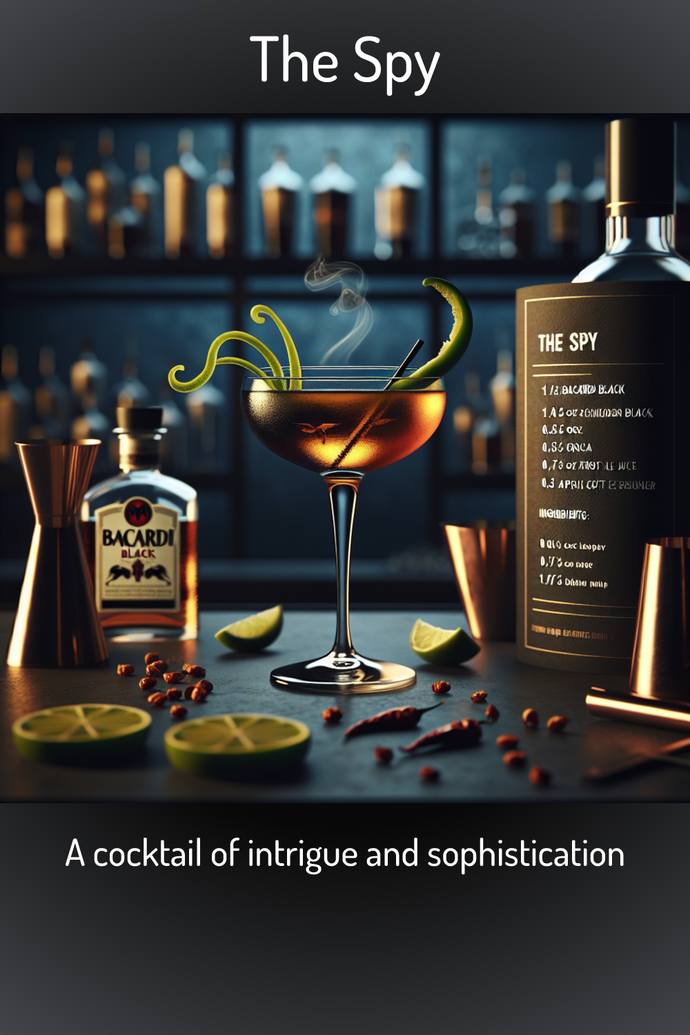 The Spy, A cocktail of intrigue and sophistication