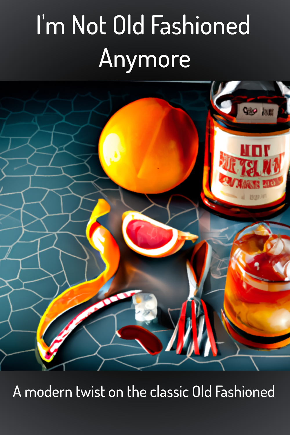 I'm Not Old Fashioned Anymore, A modern twist on the classic Old Fashioned