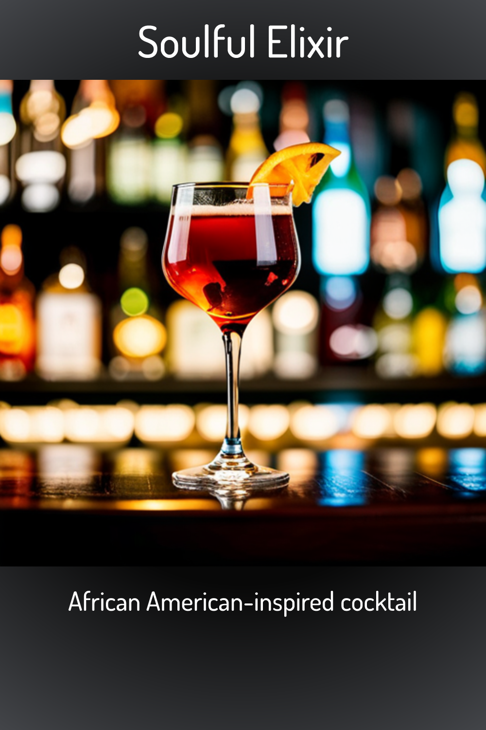 Soulful Elixir, African American-inspired cocktail