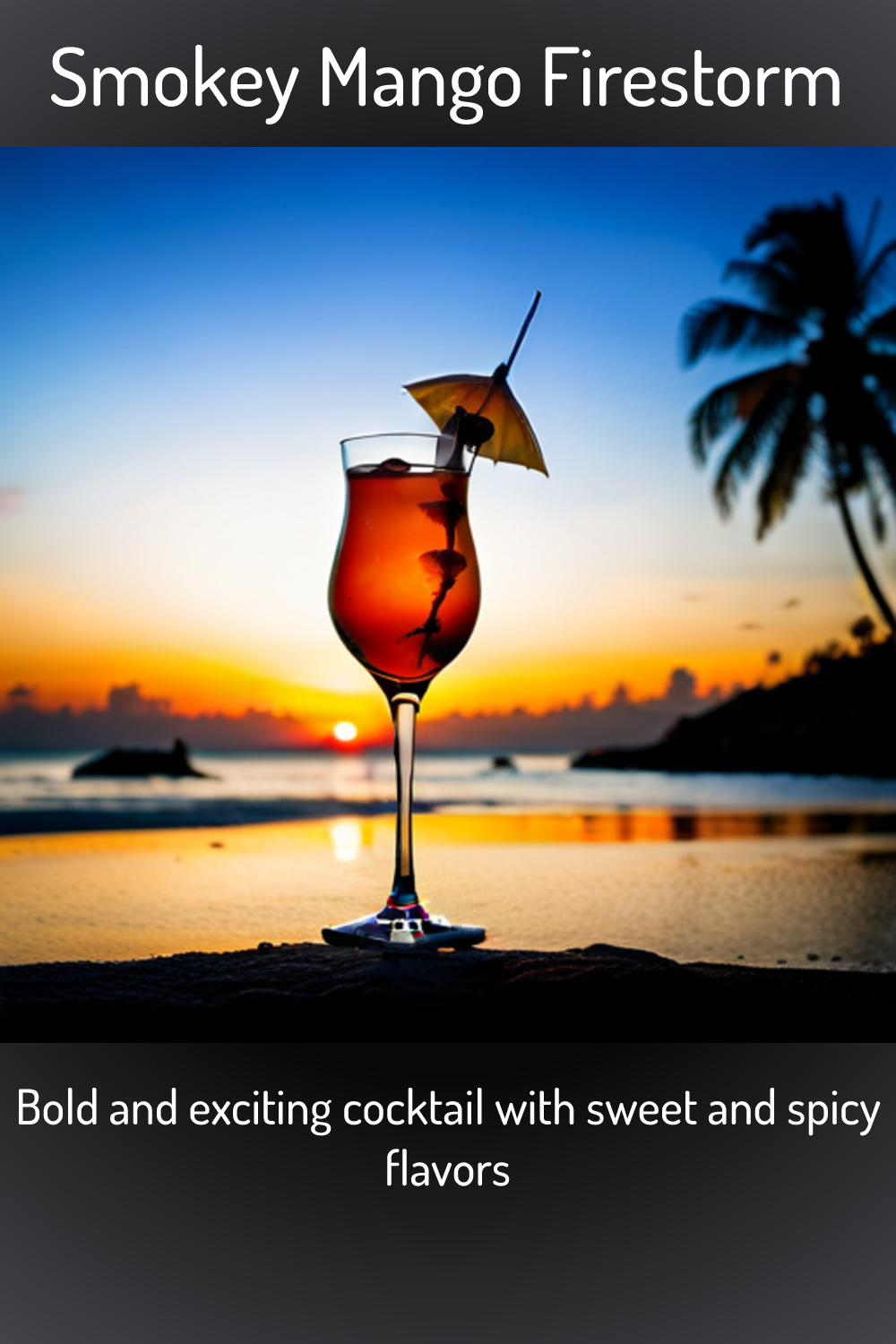 Smokey Mango Firestorm, Bold and exciting cocktail with sweet and spicy ...