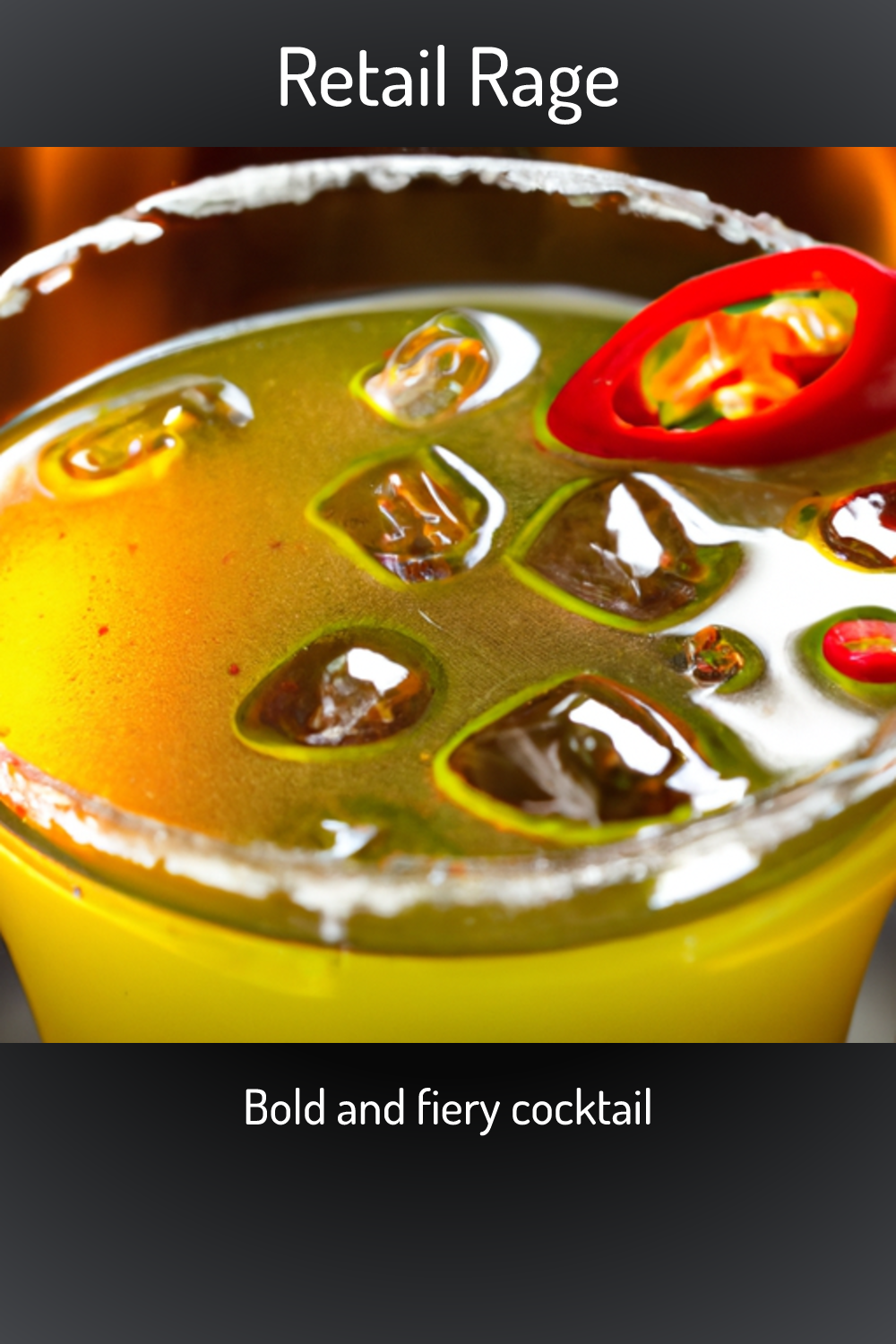 Retail Rage, Bold and fiery cocktail