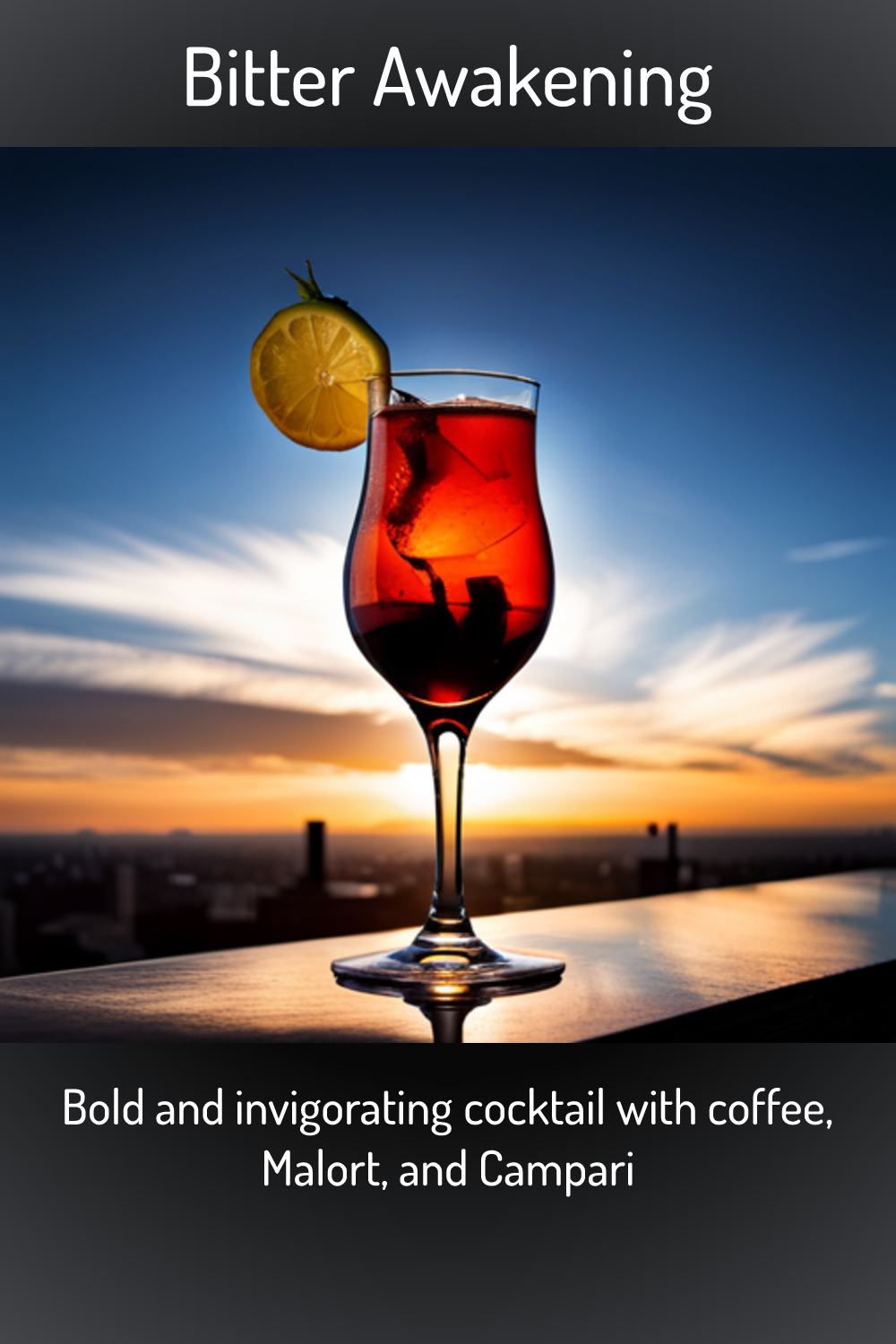 Bitter Awakening, Bold and invigorating cocktail with coffee, Malort ...