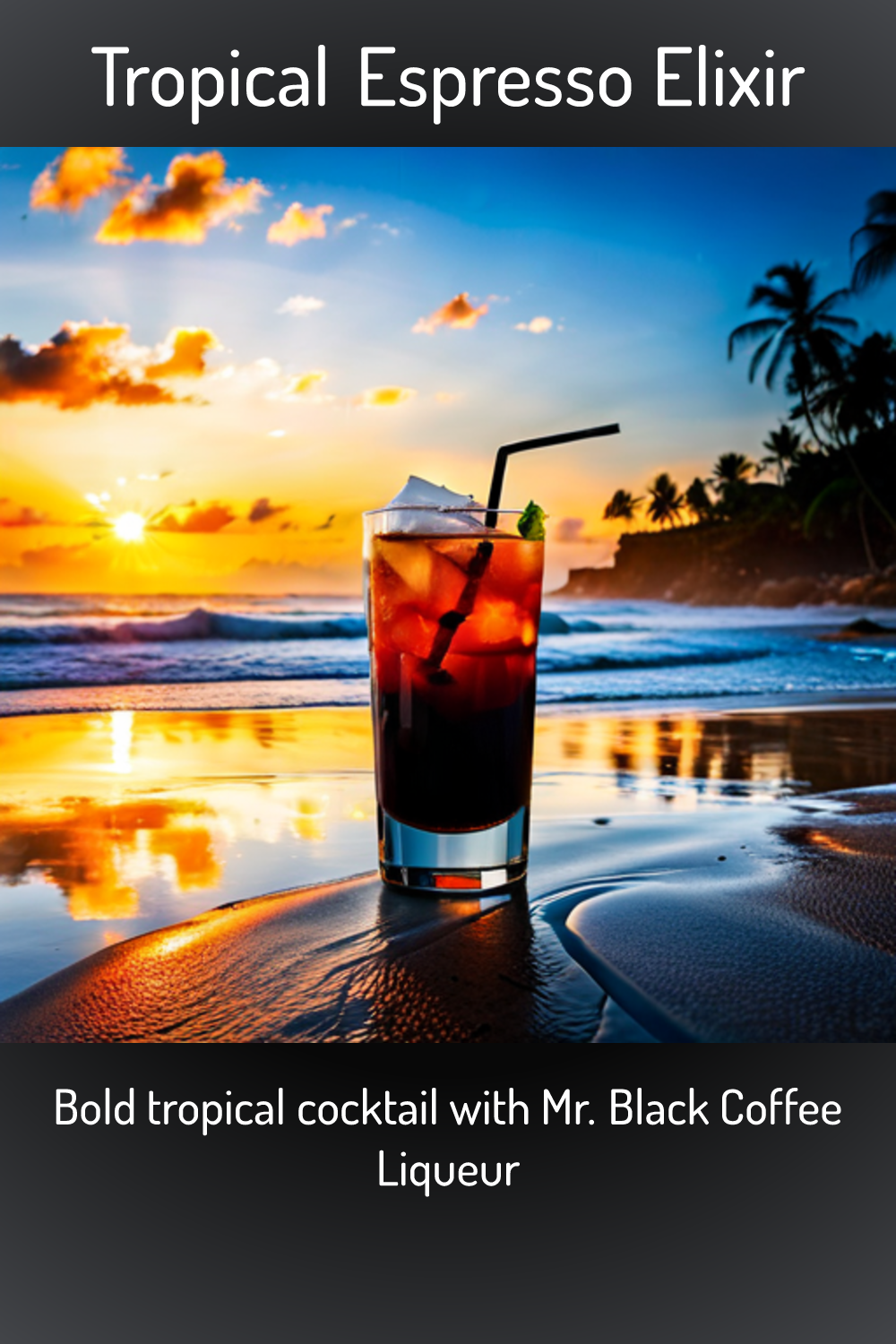 Tropical Espresso Elixir, Bold tropical cocktail with Mr. Black Coffee ...