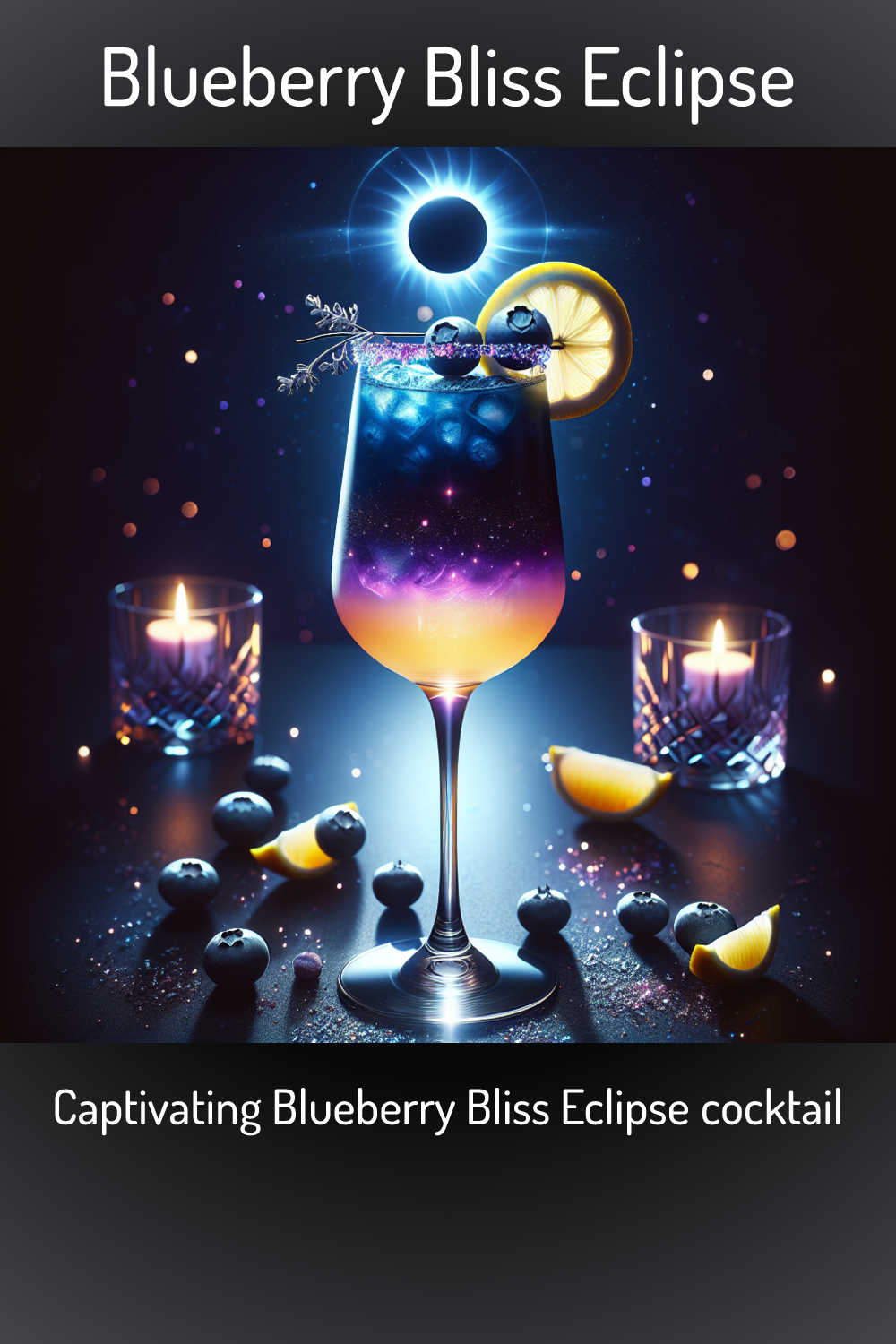 Blueberry Bliss Eclipse, Captivating Blueberry Bliss Eclipse cocktail