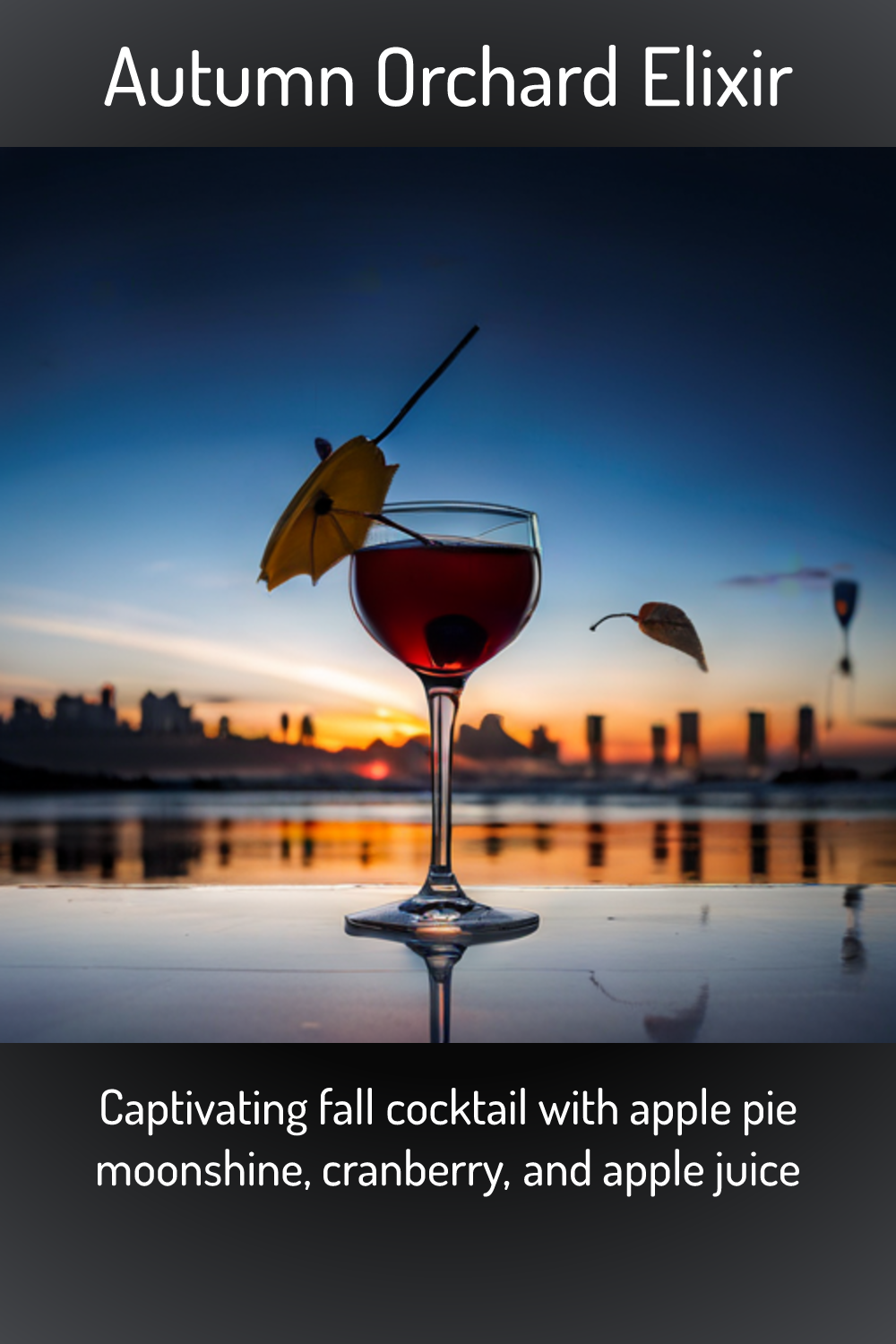 Autumn Orchard Elixir Captivating Fall Cocktail With Apple Pie