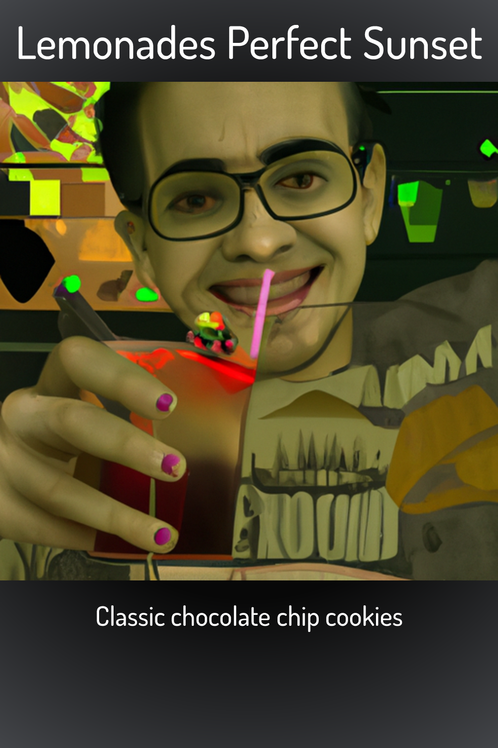 Lemonades Perfect Sunset, Classic chocolate chip cookies