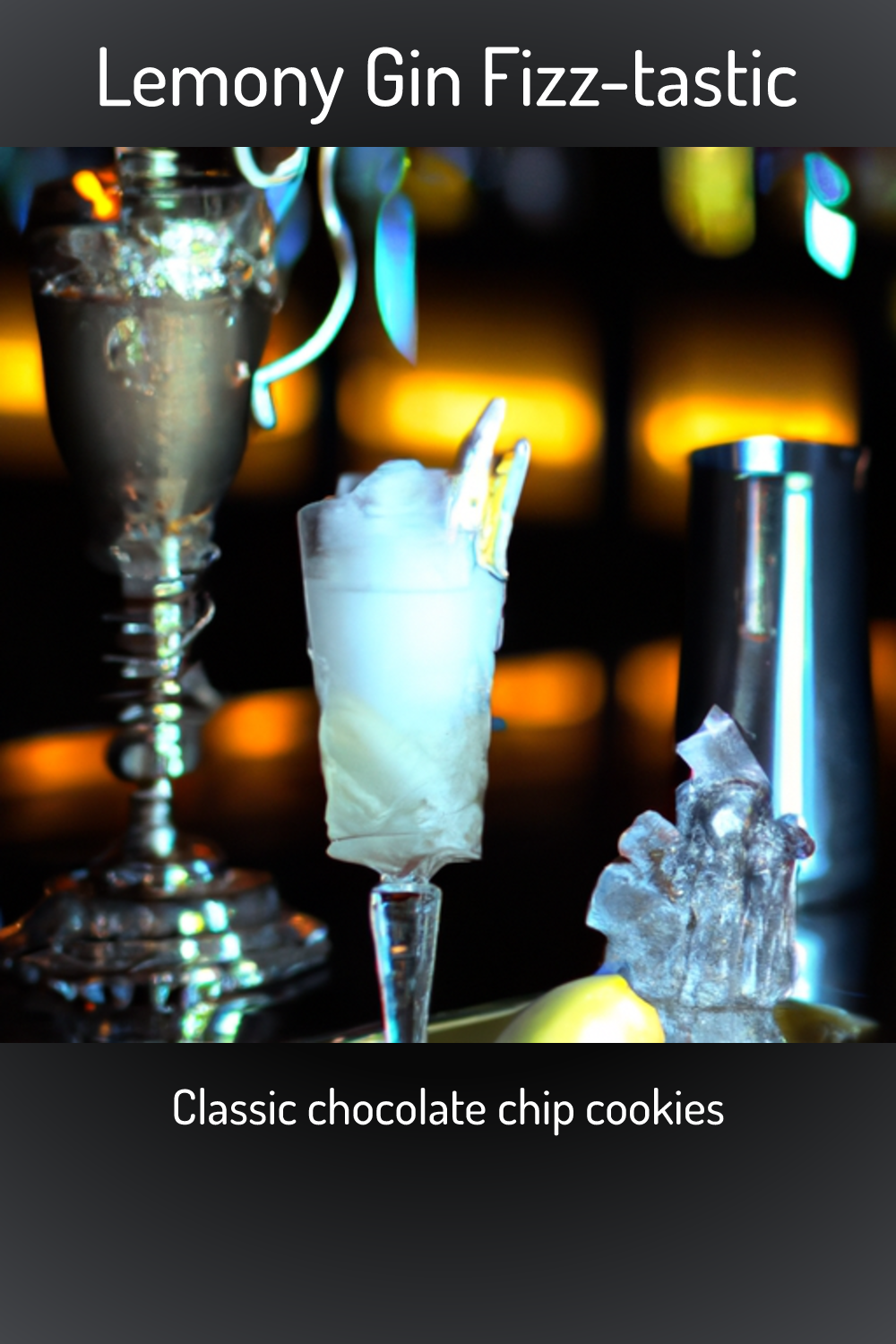 Lemony Gin Fizz-tastic, Classic chocolate chip cookies
