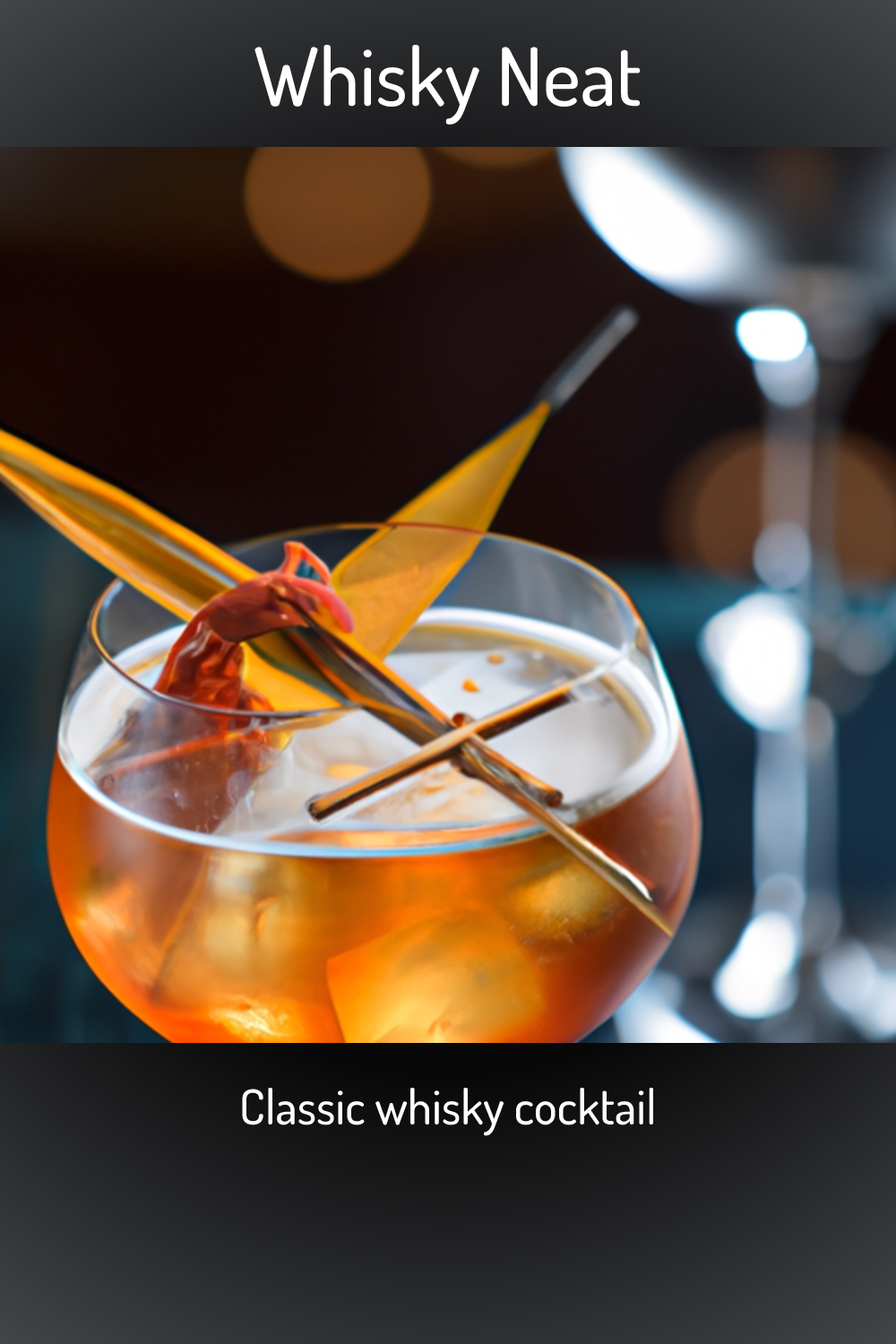 Whisky Neat, Classic whisky cocktail