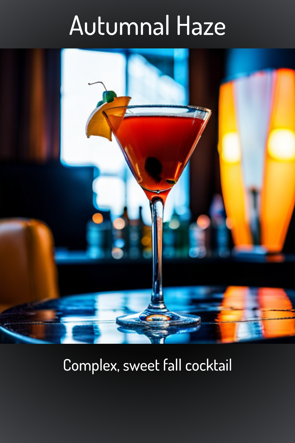 Autumnal Haze Complex Sweet Fall Cocktail