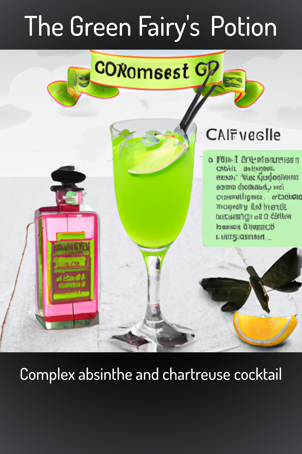 The Green Fairy's Potion, Complex absinthe and chartreuse cocktail
