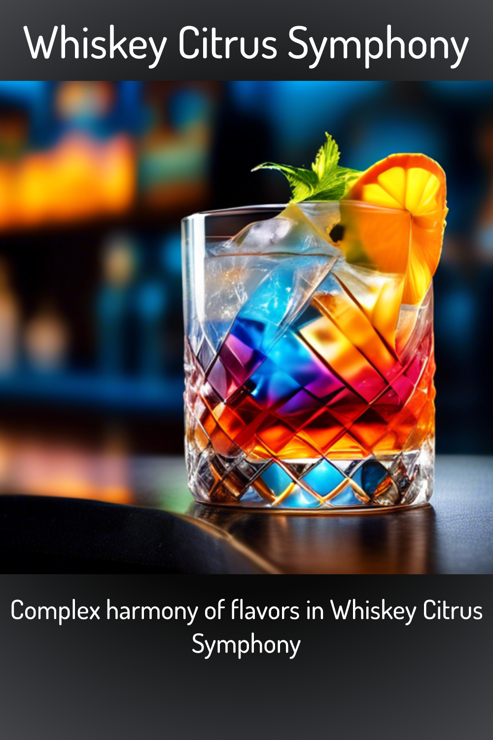 Whiskey Citrus Symphony, Complex harmony of flavors in Whiskey Citrus Symphony