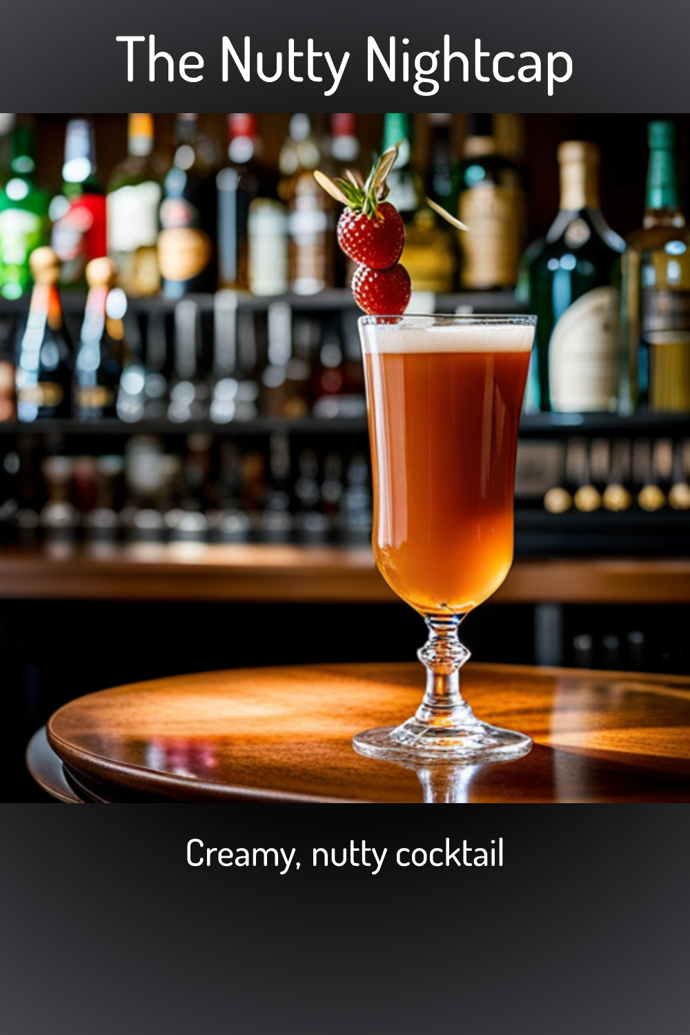 The Nutty Nightcap, Creamy, nutty cocktail
