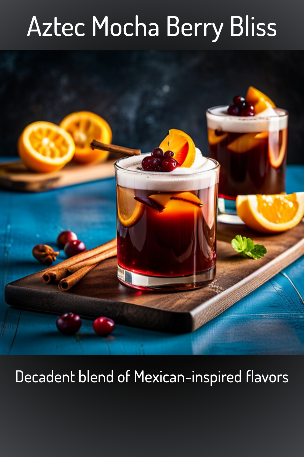 Aztec Mocha Berry Bliss, Decadent blend of Mexican-inspired flavors