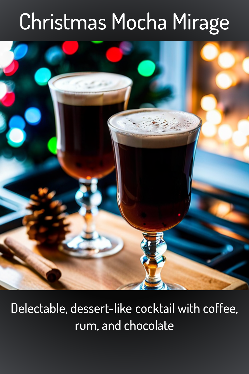 Christmas Mocha Mirage, Delectable, dessert-like cocktail with coffee ...