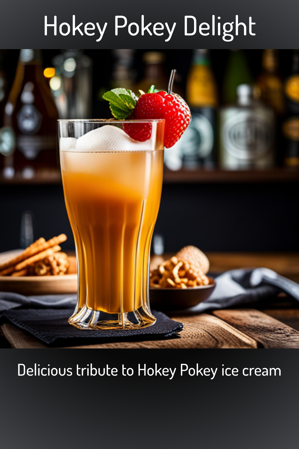 Hokey Pokey Delight, Delicious tribute to Hokey Pokey ice cream
