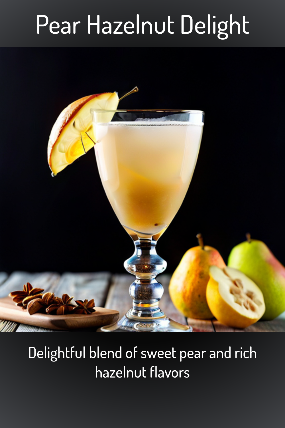 Pear Hazelnut Delight, Delightful blend of sweet pear and rich hazelnut ...