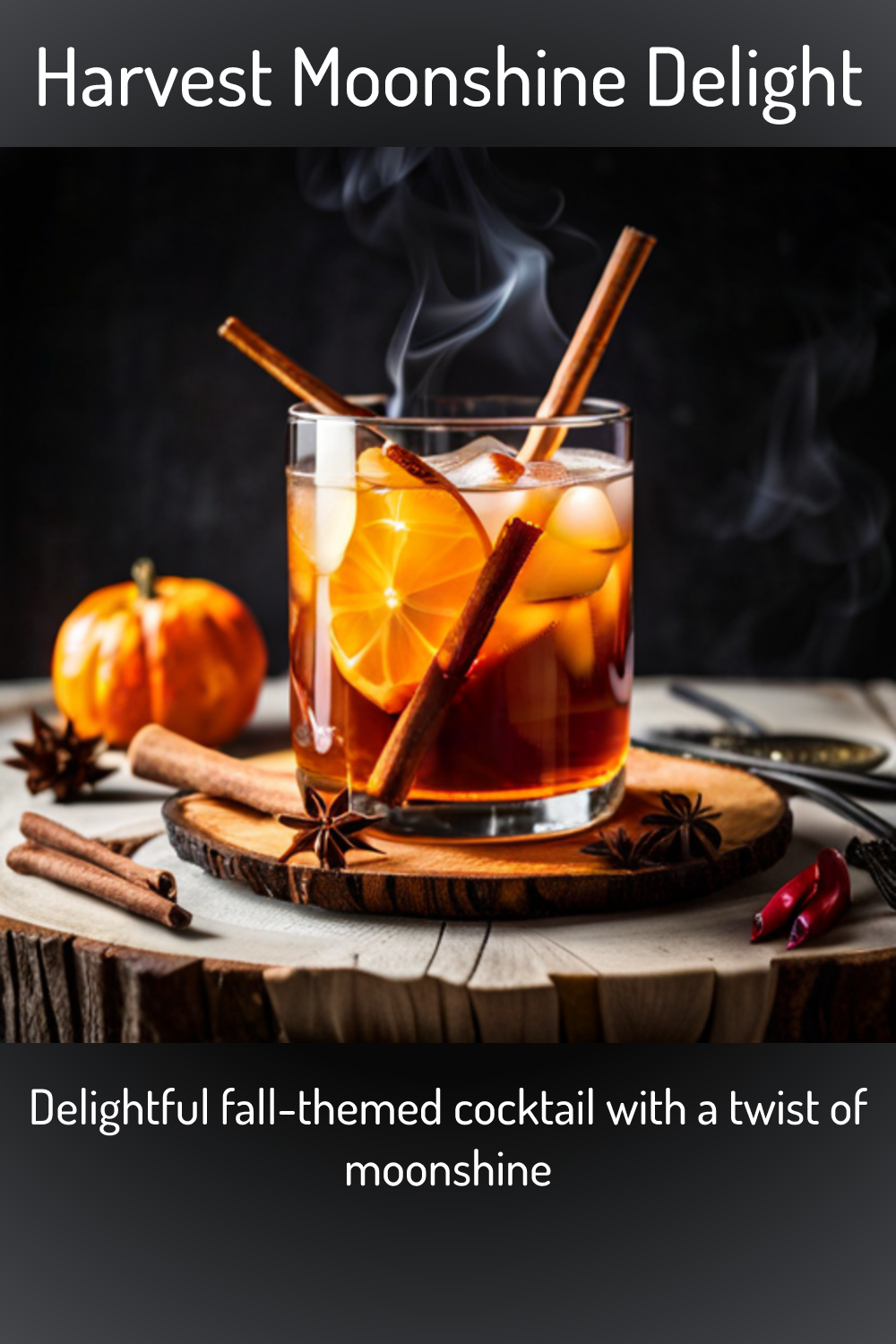Harvest Moonshine Delight Delightful Fall Themed Cocktail With A Twist