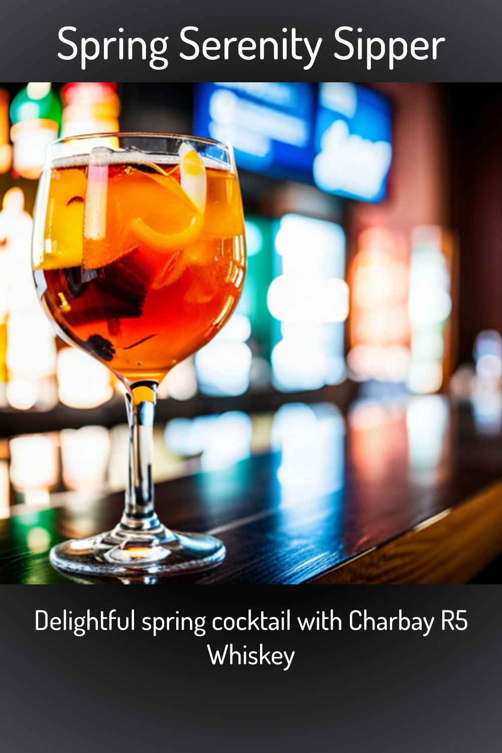 Spring Serenity Sipper Delightful Spring Cocktail With Charbay R5 Whiskey