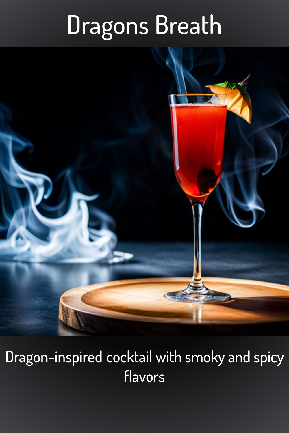 Dragons Breath, Dragon-inspired cocktail with smoky and spicy flavors