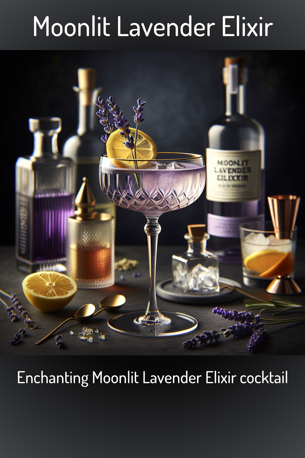 Moonlit Lavender Elixir, Enchanting Moonlit Lavender Elixir cocktail
