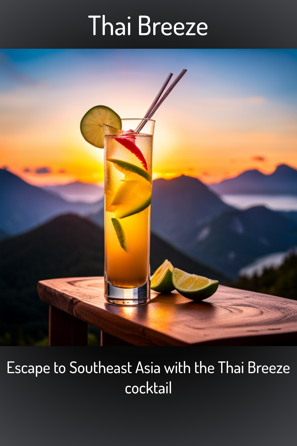 Thai Breeze, Escape to Southeast Asia with the Thai Breeze cocktail
