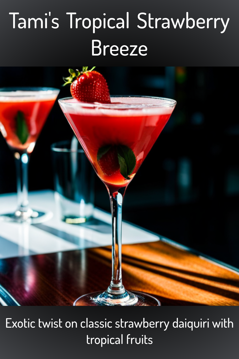 Tami's Tropical Strawberry Breeze, Exotic twist on classic strawberry ...