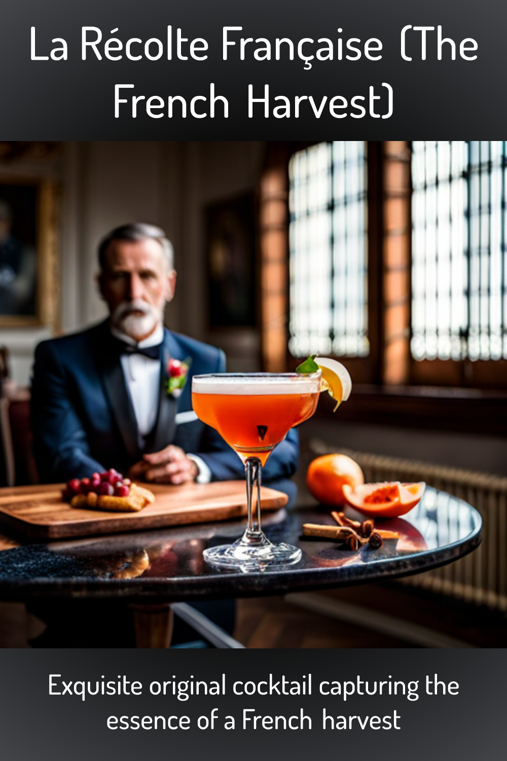 La Récolte Française (The French Harvest), Exquisite original cocktail ...