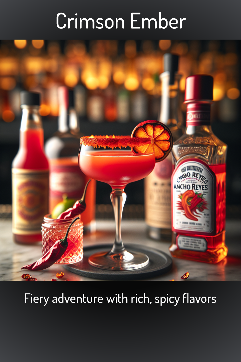 Crimson Ember, Fiery adventure with rich, spicy flavors