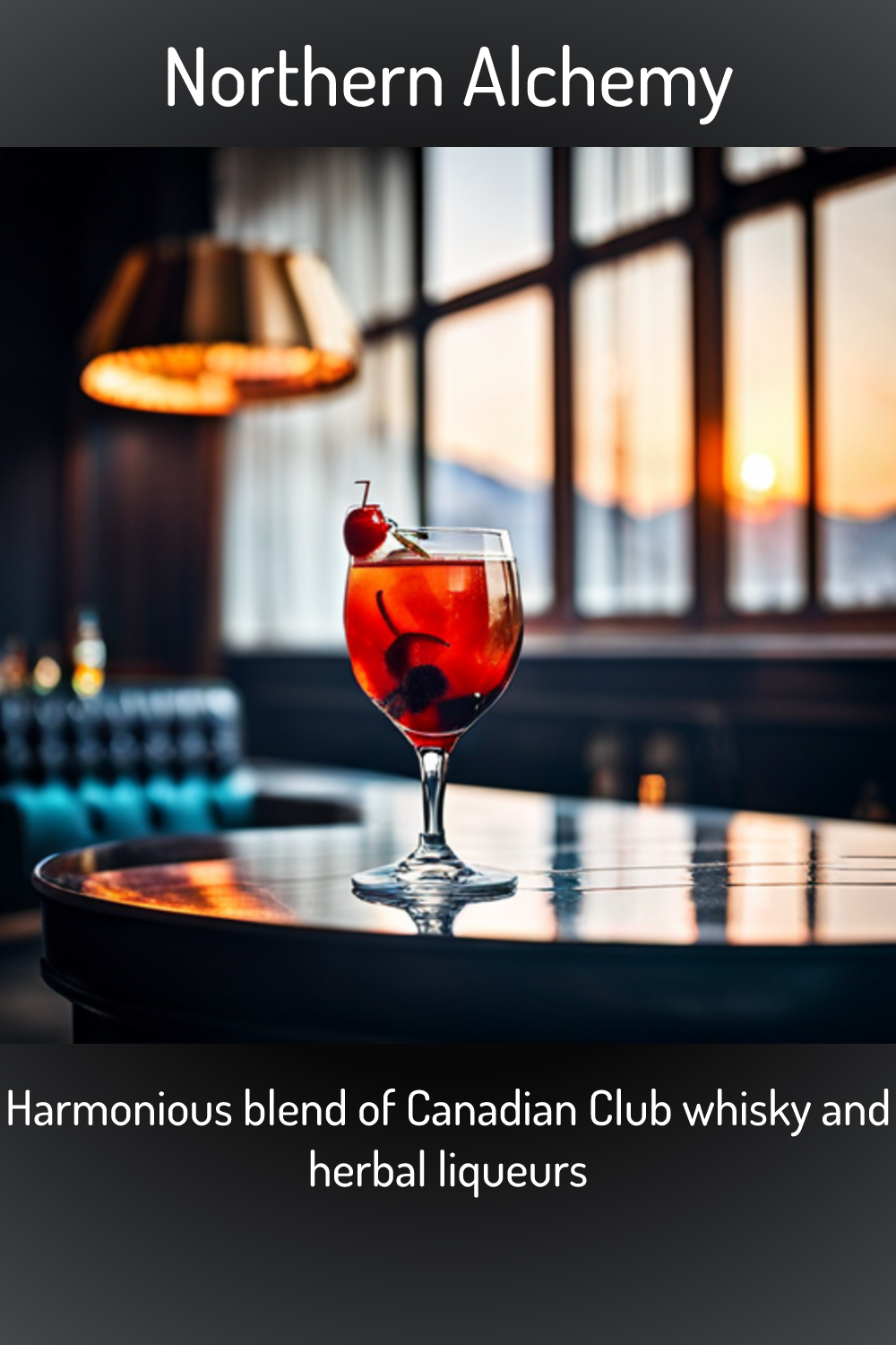 Northern Alchemy, Harmonious blend of Canadian Club whisky and herbal ...