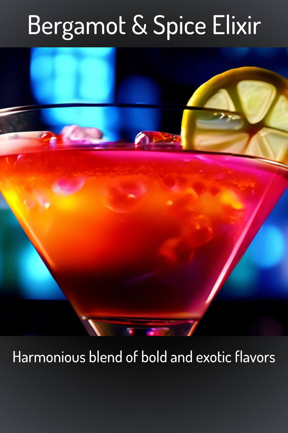 Bergamot & Spice Elixir, Harmonious blend of bold and exotic flavors